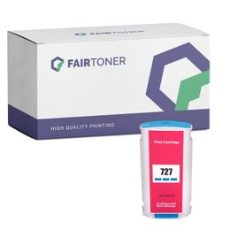 FairToner Kompatibel f&uuml;r HP DesignJet T 1530 PS (B3P19A / 727) Druckerpatrone Cyan
