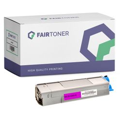 FairToner Kompatibel f&uuml;r OKI C 5850 DN (43865722) Toner Magenta