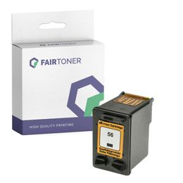 FairToner Kompatibel f&uuml;r HP 56 (C6656AE) Druckerpatrone Schwarz