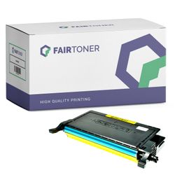 FairToner Kompatibel f&uuml;r Samsung CLP-Y660B/ELS / Y660 Toner Gelb