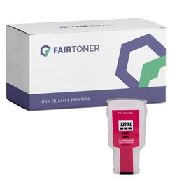 FairToner Kompatibel f&uuml;r HP DesignJet T 2500 PS (F9J79A / 727) Druckerpatrone Photo Schwarz