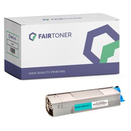 FairToner Kompatibel f&uuml;r OKI 43381907 Toner Cyan XL
