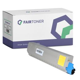 FairToner Kompatibel f&uuml;r OKI C 822 CDTN (44844613) Toner Gelb