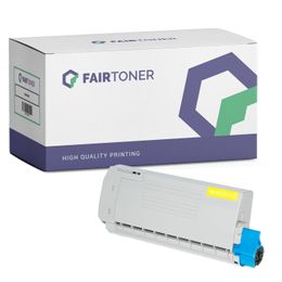 FairToner Kompatibel f&uuml;r OKI Pro 7411 WT (44318617) Toner Gelb