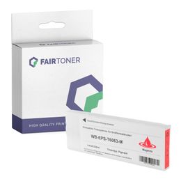 FairToner Kompatibel f&uuml;r Epson C13T606300 / T6063 Druckerpatrone Magenta