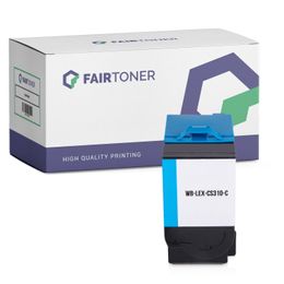 FairToner Kompatibel f&uuml;r Lexmark CS 410 dtn (70C20C0 / 702C) Toner Cyan