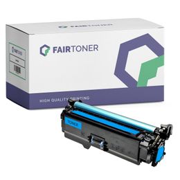 FairToner Kompatibel f&uuml;r HP Color LaserJet CM 3530 MFP (CE251A / 504A) Toner Cyan