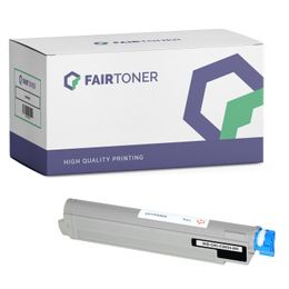 FairToner Kompatibel f&uuml;r OKI C 9655 HDN (43837132) Toner Schwarz