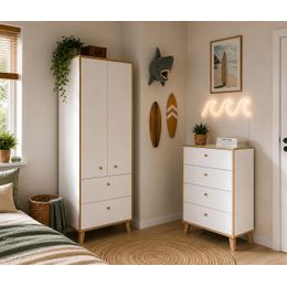 Tchibo - Kleiderschrank &raquo;Lucka&laquo; - 60x39x180cm - braun -