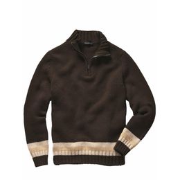 Mey & Edlich Mey & Edlich Herren College-Troyer Braun 100 % Schurwolle