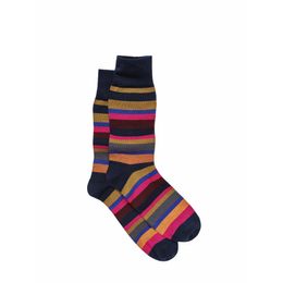 Corgi Herren Launeband-Socke Blau 75 % Baumwolle, 25 % Polyamid