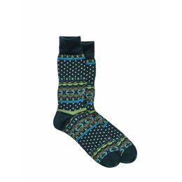 Corgi Herren Socke Corgi Norweger Gr&uuml;n 63 % Wolle, 37 % Nylon