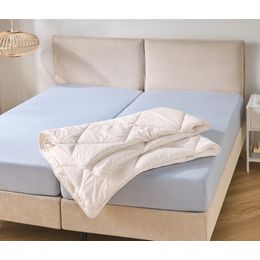 Tchibo - Steppbett aus Schafschurwolle - wei&szlig;