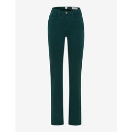 Brax Damen Five-Pocket-Hose Style CAROLA DARK SEA, denim gr&uuml;n, Gr. 48L