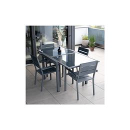 Home Deluxe Gartentisch ausziehbar VERANO - 180/90 x 90 cm