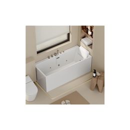 Home Deluxe Whirlpoolbadewanne AMBER - 170 x 58 x 80 cm