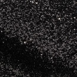 buttinette Mesh-Paillettenstoff, schwarz