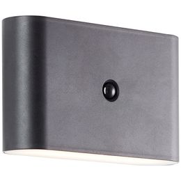 Brilliant LED Wandleuchte Xino G80605/06 Au&szlig;enbereich Kunststoff Outdoor Wand schwarz - LED fest integriert