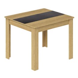 Vcm Vcm Esstisch, Holzwerkstoff K&uuml;chentisch H. 75 x B. 80 x T. 50 cm, kompakter Speisetisch f&uuml;r K&uuml;che & Essbereich, Tisch Disalo