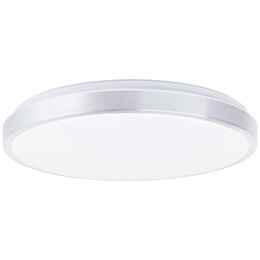 Brilliant LED Wand- und Deckenleuchte Livius G80562A21 Wohnzimmer, Schlafzimmer Metall/Kunststoff Indoor Decke schwarz - LED fest integriert