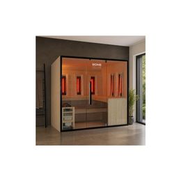 Home Deluxe Kombisauna EVEREST - 200 x 190 cm f&uuml;r 5-6 Personen