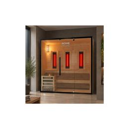 Home Deluxe Kombisauna EVEREST - 180 x 190 cm f&uuml;r 4 Personen