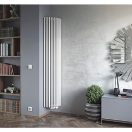 XIMAX Raumheizk&ouml;rper Triton-E 1800 mm x 340 mm 850 Watt Mittenanschluss Wei&szlig; RAL 9003