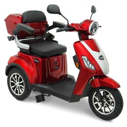 Rolektro, E-Trike 25 V.2 R31, Rot, 60V-20Ah Bleigel Akkus, 1000 Watt