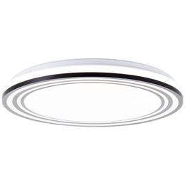 Brilliant LED Wand- und Deckenleuchte Kobana G80568A76 Wohnzimmer , Schlafzimmer Metall/Kunststoff Indoor Decke schwarz - LED fest integriert