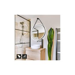 Home Deluxe LED-Spiegel Rund inkl. Aufh&auml;ngung FIANA &ndash; 40 cm