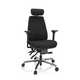 hjh OFFICE Profi B&uuml;rostuhl PHOENIX PRO I Stoff mit Armlehnen (h&ouml;henverstellbar)
