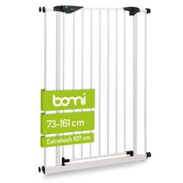 bomi T&uuml;rschutzgitter Extrahoch 107 cm - Mira 73-161 cm in Wei&szlig; f&uuml;r Hunde & Katzen XS