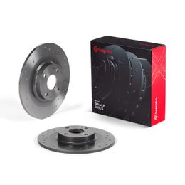 Brembo Bremsscheibe 08.D224.1X Gelocht 280mm 10mm f&uuml;r MAZDA