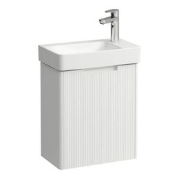 Laufen Juna Waschtisch-Set H8658672601141 1 Hahnloch, ohne &Uuml;berlauf, 480x280 mm, wei&szlig; matt
