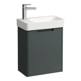 Laufen Juna Waschtisch-Set H8658662661131 1 Hahnloch, ohne &Uuml;berlauf, 480x280 mm, verkehrsgrau