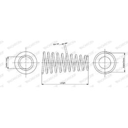 Monroe Fahrwerksfeder OESpectrum SPRINGS SP2606