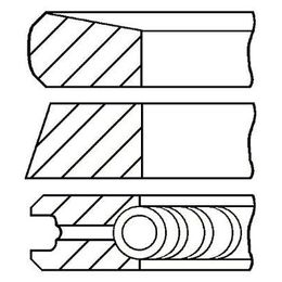 FAI AUTOPARTS Kolbenringsatz PR20-000 f&uuml;r NISSAN
