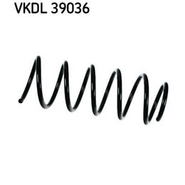 SKF Fahrwerksfeder VKDL 39036 Vorderachse f&uuml;r SMART