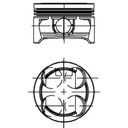 FAI AUTOPARTS Kolben PK94-000 f&uuml;r Vaughall Opel