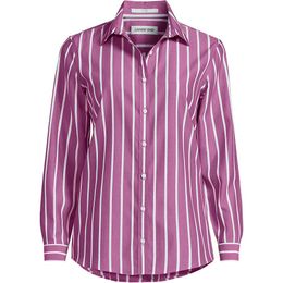 LANDS' END B&uuml;gelfreie Baumwoll-Bluse in Plus-Gr&ouml;&szlig;e, Damen, size: plus, Pink, Baumwolle, by Lands' End