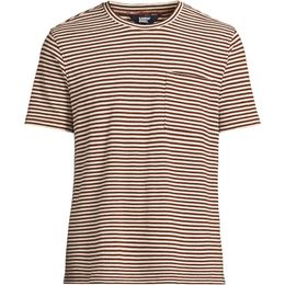 LANDS' END Kurzarm-Shirt aus Baumwoll-/Leinenmix f&uuml;r Herren, Herren, size: regular, Beige, Baumwolle/Leinen, by Lands' End