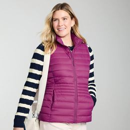 LANDS' END Daunenweste WANDERWEIGHT Verstaubar Ultraleicht f&uuml;r Damen, Damen, size: regular, Pink, Nylon, by Lands' End