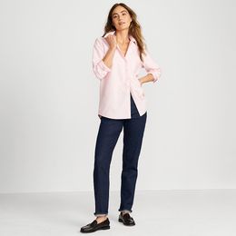 LANDS' END Soft Denim Boyfriend-Jeans Mid Waist f&uuml;r Damen, Damen, size: regular, Blau, Elasthan/Baumwoll-Mischung, by Lands' End