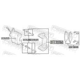 FEBEST Bremssattelhaltersatz 2877C-DUCRLH Hinterachse links f&uuml;r ALFAROME/Fiat/LANCI Citro&euml;n/Peugeot