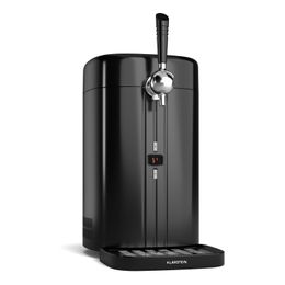 Klarstein FrostBrew Bierzapfanlage CO2-Drucksystem Thermok&uuml;hlung 3-12 &deg;C LED-Temperaturanzeige Schwarz/Silber-Metallic