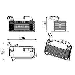 Mahle &Ouml;lk&uuml;hler, Automatikgetriebe CLC 392 000S f&uuml;r VW