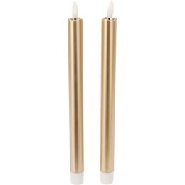 SONSTIGE Stabkerzen-Set LED GOLD