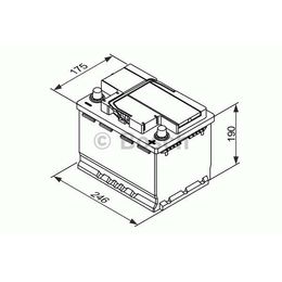 Bosch Starterbatterie T3 - 12V 55Ah 420A 0 092 T30 050 68Ah f&uuml;r Mercedes
