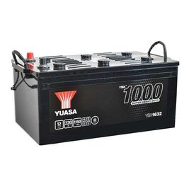 Yuasa Starterbatterie YBX1000 SHD Super Heavy Duty 12 V, 220 Ah, 1150 A YBX1632 12V 68Ah 1150A f&uuml;r Mercedes Iveco MAN