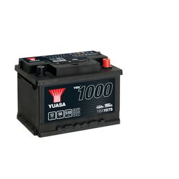 Yuasa Starterbatterie YBX1000 SMF 12 V, 56 Ah, 510 A YBX1075 12V 68Ah 510A f&uuml;r Ford Mercedes VAG SEAT Audi